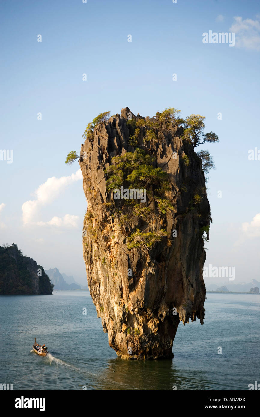 Koh Tapu so called James Bond Island Ko Khao Phing Kan Phang Nga Bay Ao ...