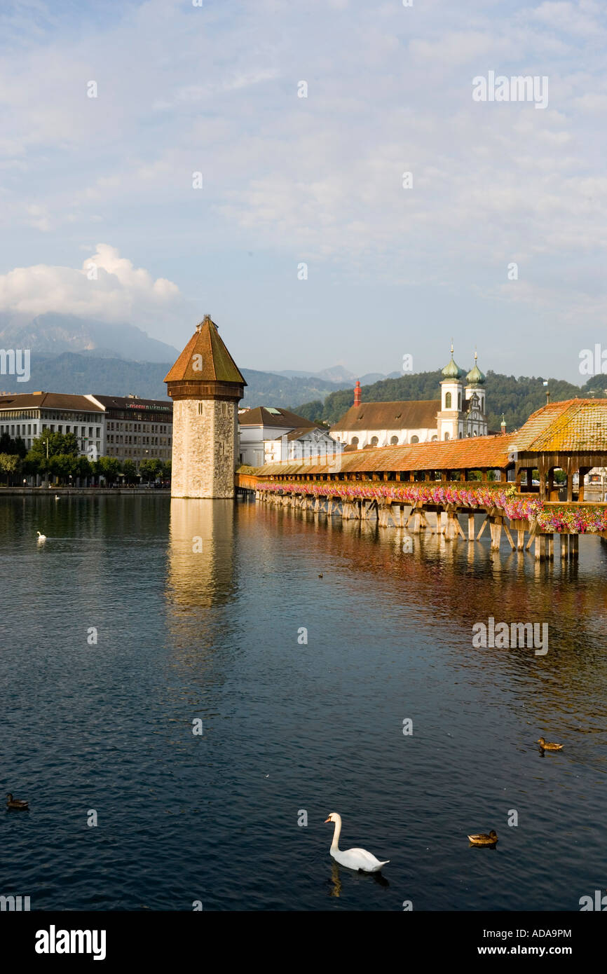 Kapellbruecke chapel bridge oldest covered bridge of Europe and ...