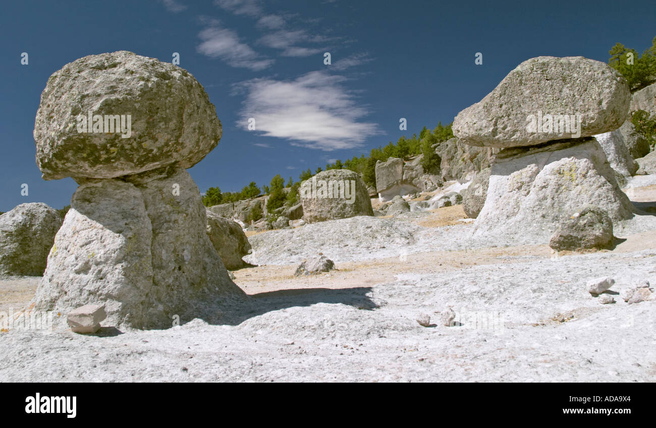 Mushroom valley in Creel Copper Canyon Mexico Stock Photo - Alamy