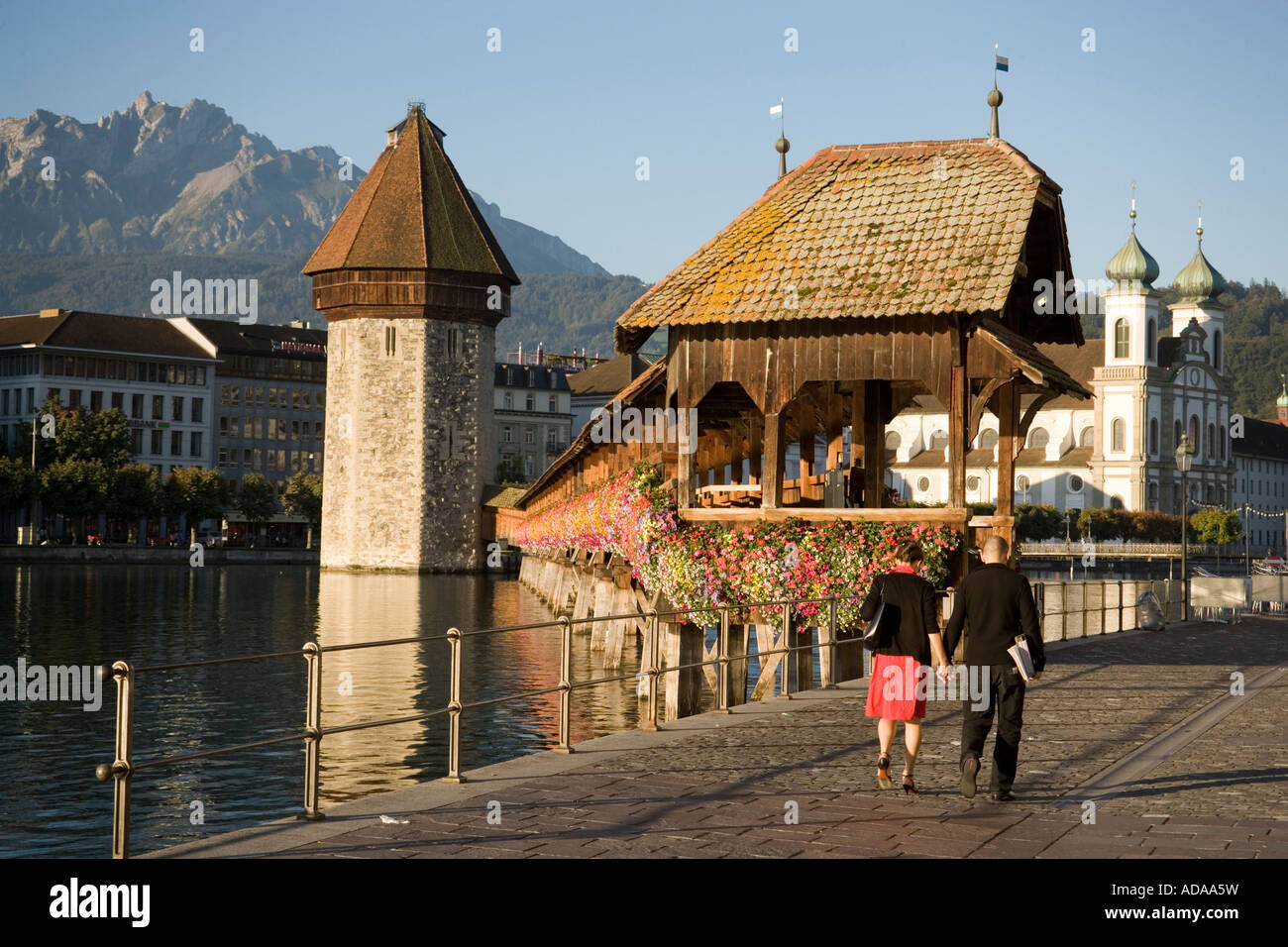Kapellbruecke chapel bridge oldest covered bridge of Europe and ...