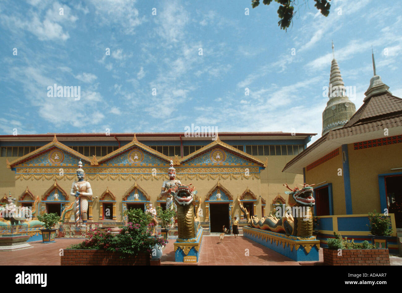 Thai, buddhist monastary Chaiya Mangalaram, Georgetown, Penang ...