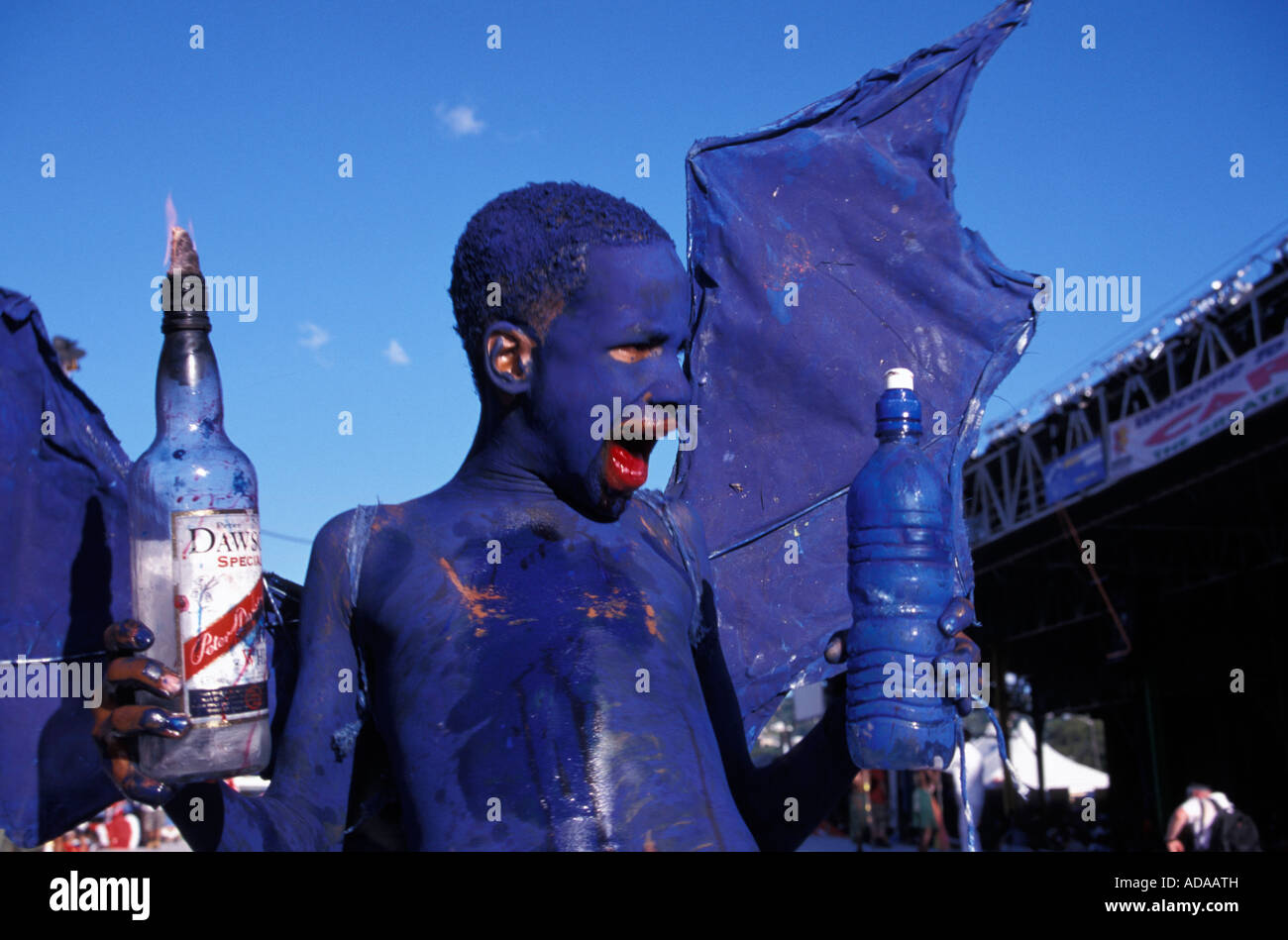 Tobago carnival blue hi-res stock photography and images - Alamy