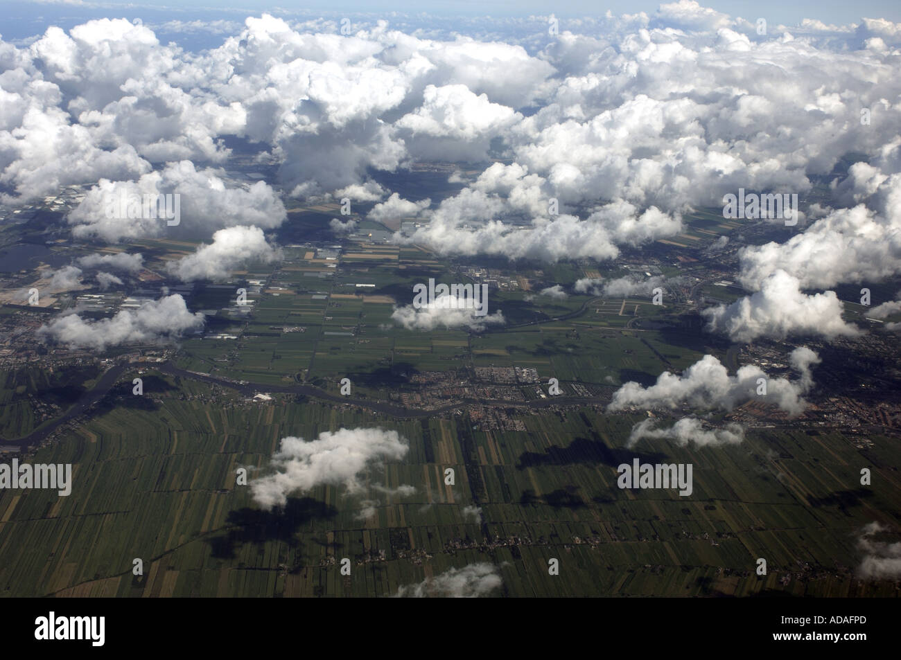 Netherlands Aerial view of Zuid Holland Stock Photo - Alamy