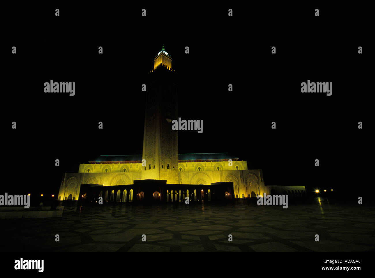 Hassan Ii Mosque Laser