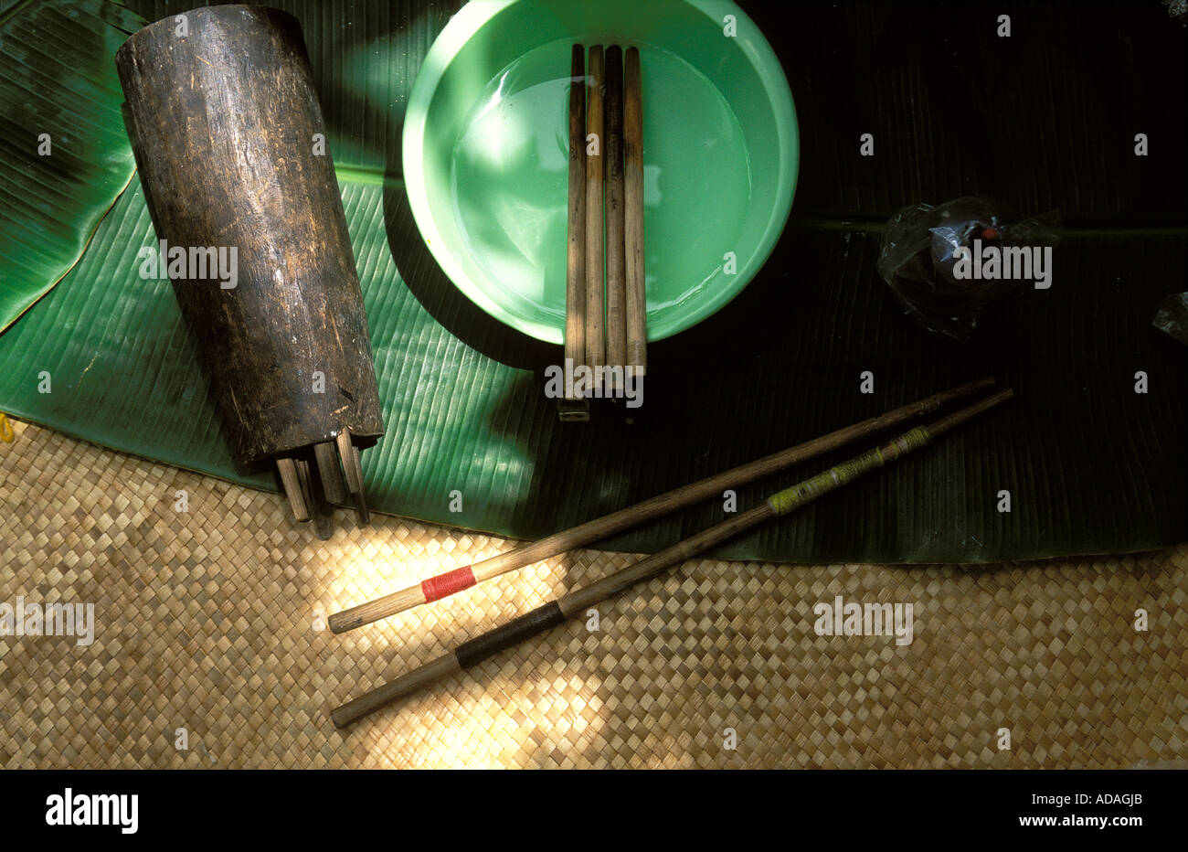 Samoa tattoo instruments Stock Photo - Alamy