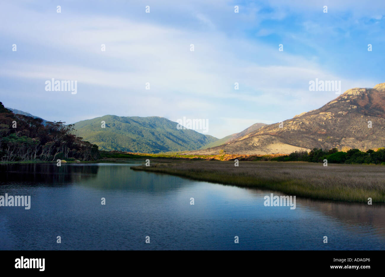 Tidal river Wilson Promontory National Park Victoria Australia Stock ...