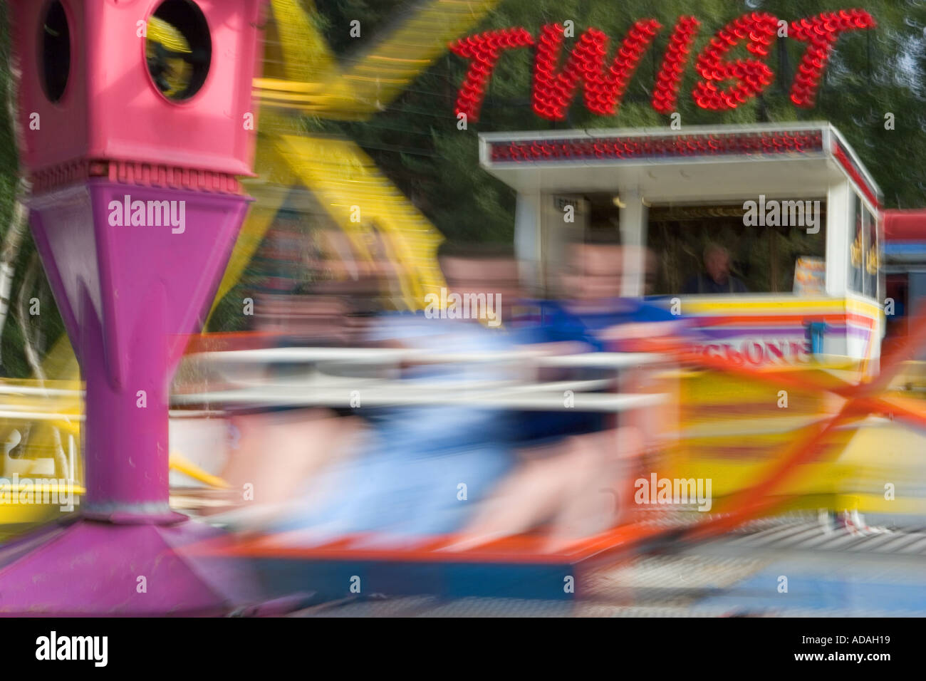 Twister fairground ride hi-res stock photography and images - Alamy