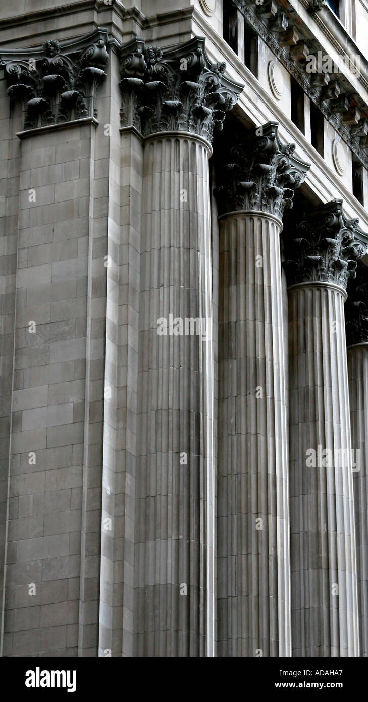 Architecture Cement Columns Stock Photo - Alamy
