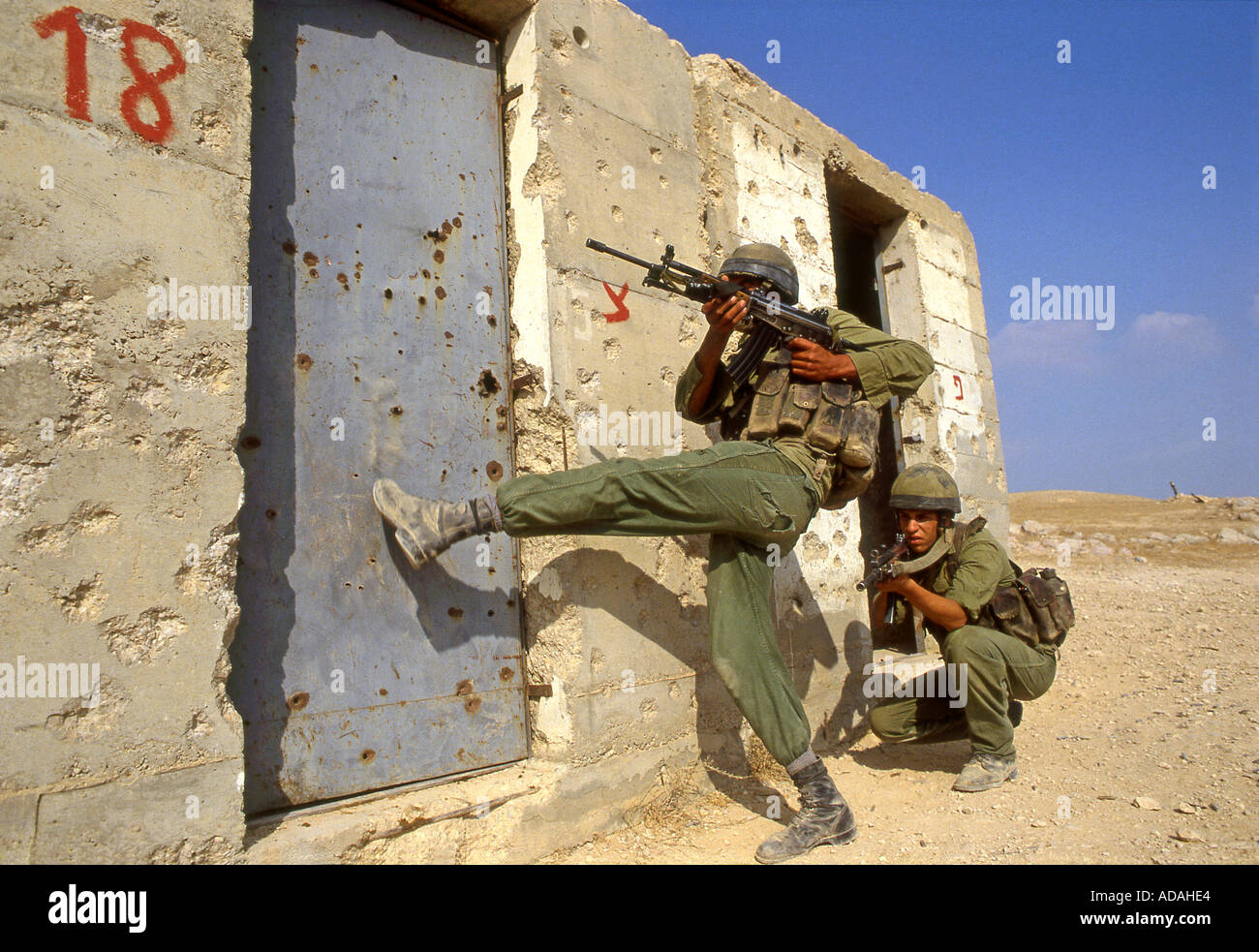 Israel Defense Forces Infantry Unit training for Urban Warfare Stock ...