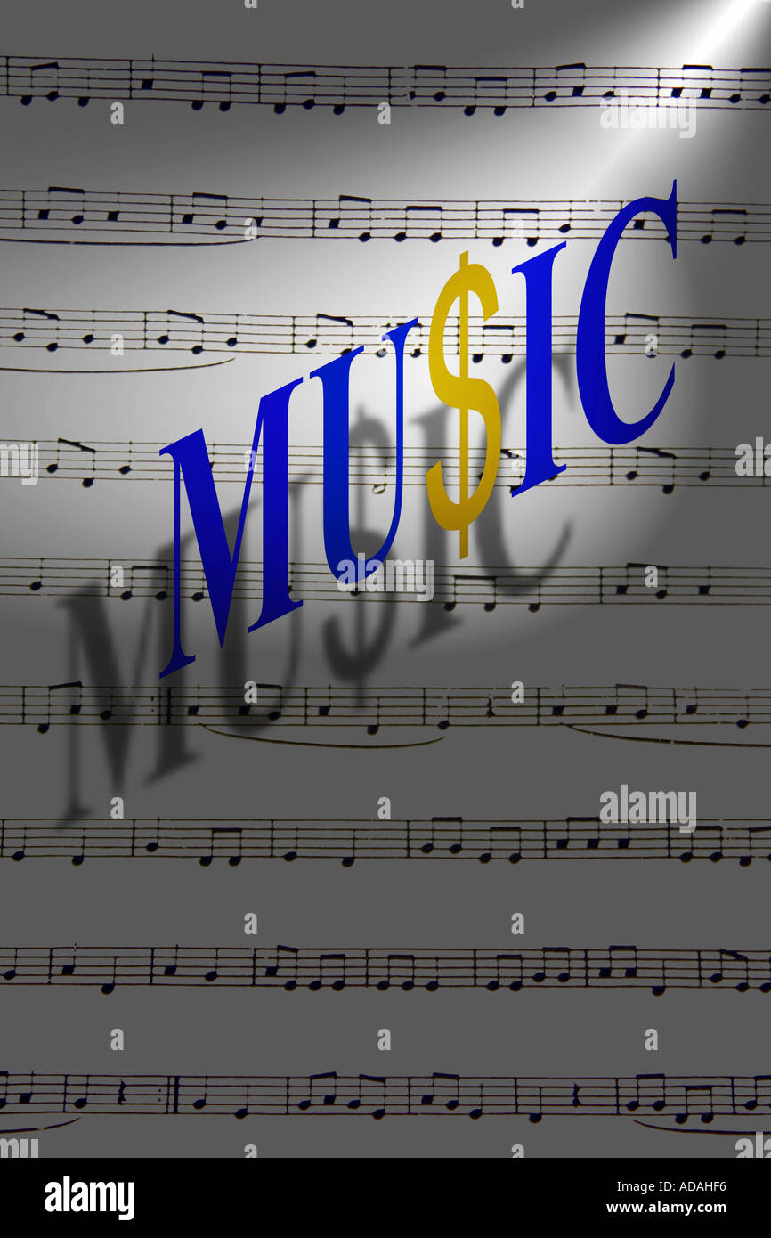 Music and Money Concept Photo Stock Photo - Alamy