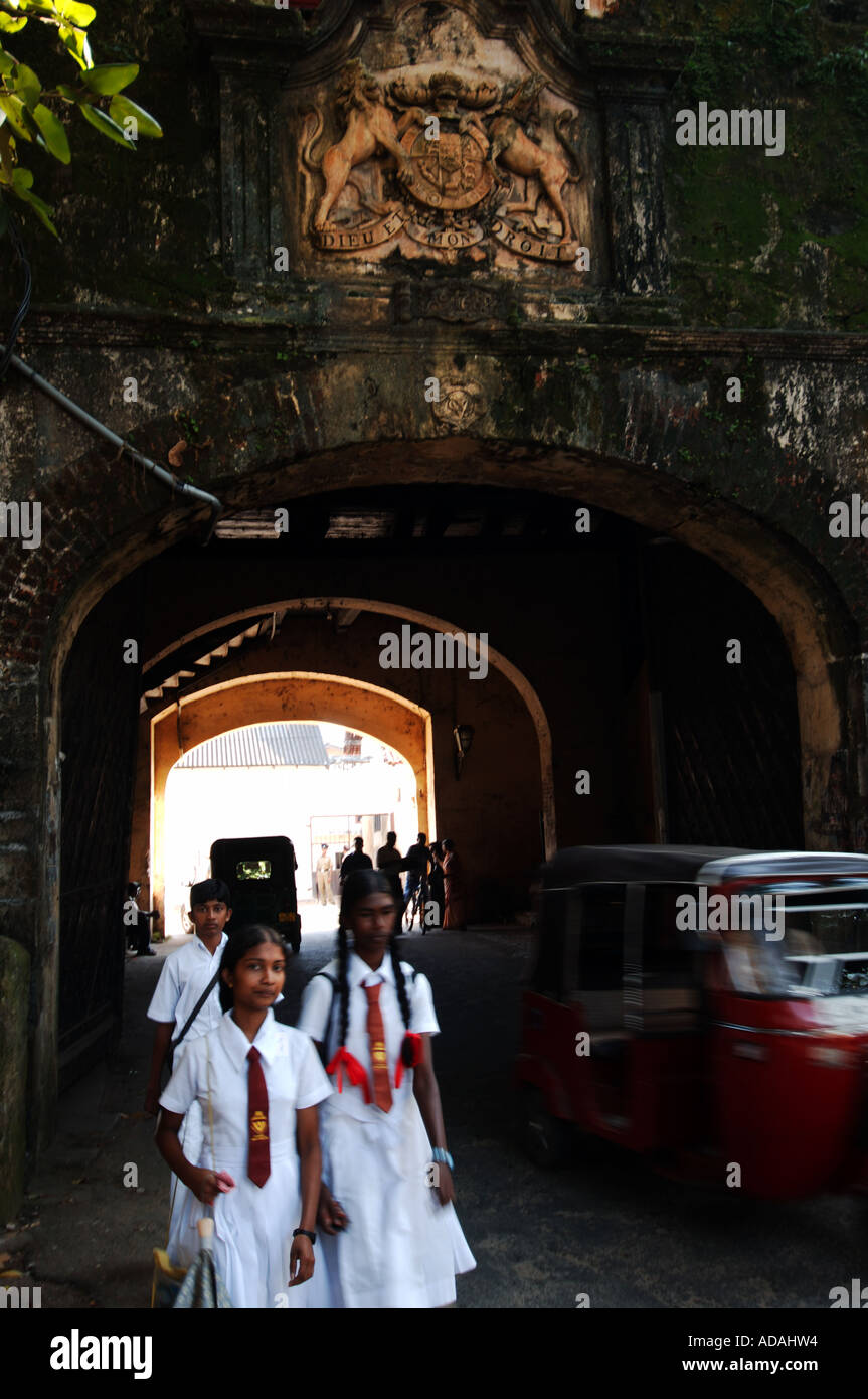 School building galle fort sri hi-res stock photography and images - Alamy