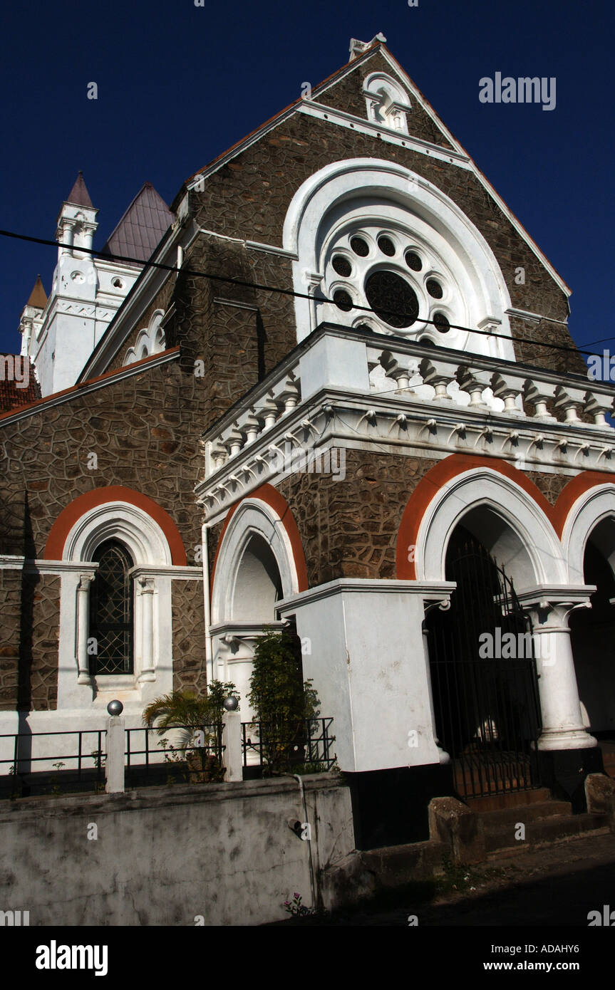 Galle Fort All Saints Church Stock Photo - Alamy