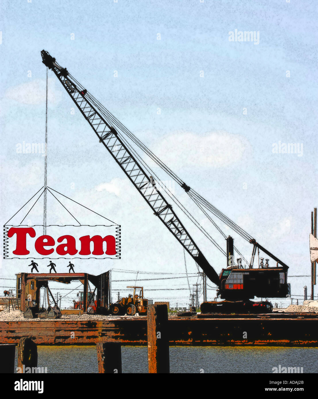 Team Work Safety Industry Signs and Symbols Stock Photo - Alamy