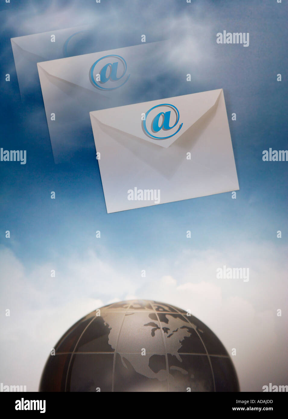 Global Technologies World Wide Web Email Stock Photo - Alamy