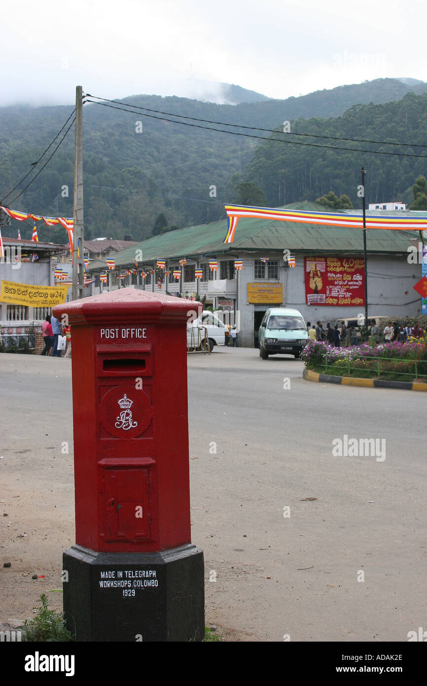 English style post box Nuwara Eliya Sri Lanka Stock Photo - Alamy