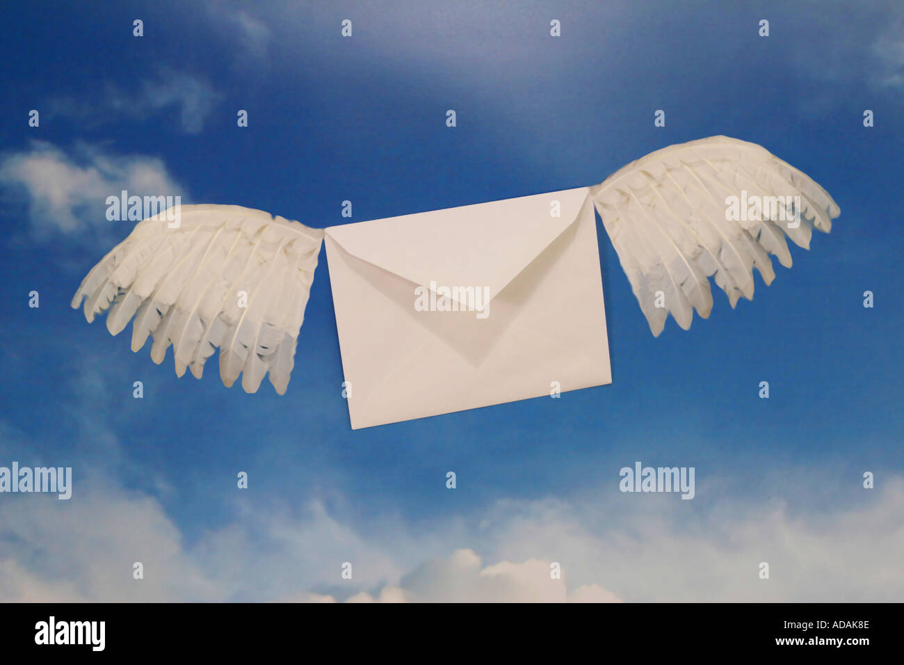 Air Mail Wireless Communication Stock Photo - Alamy