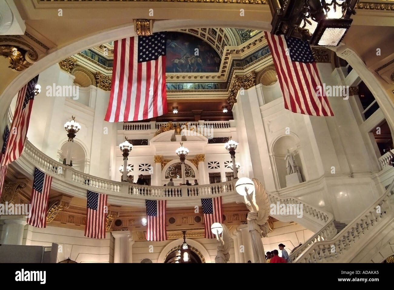 Capital Rotunda Harrisburg Pennsylvania USA Stock Photo - Alamy