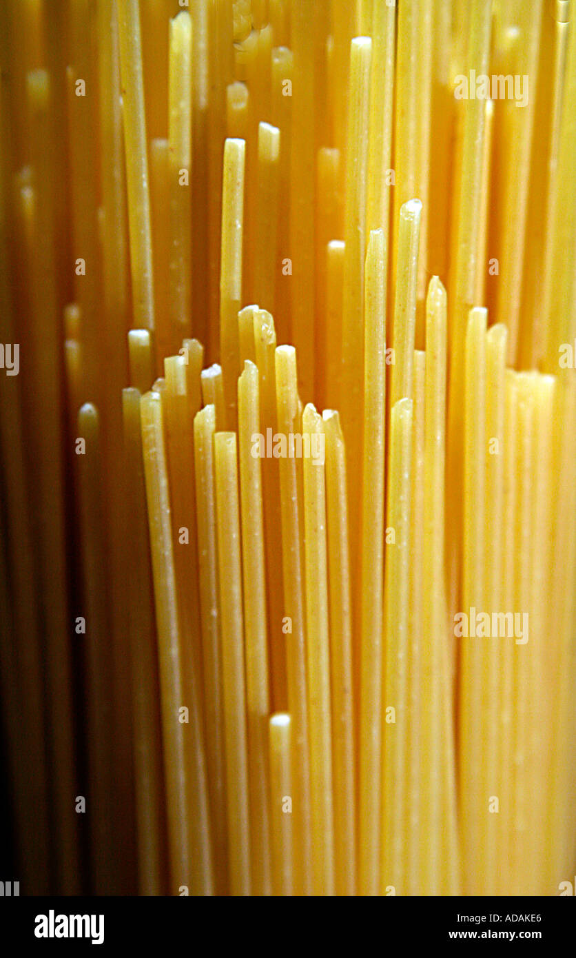 Spaghetti Food Uncooked Italian Cuisine Stock Photo - Alamy