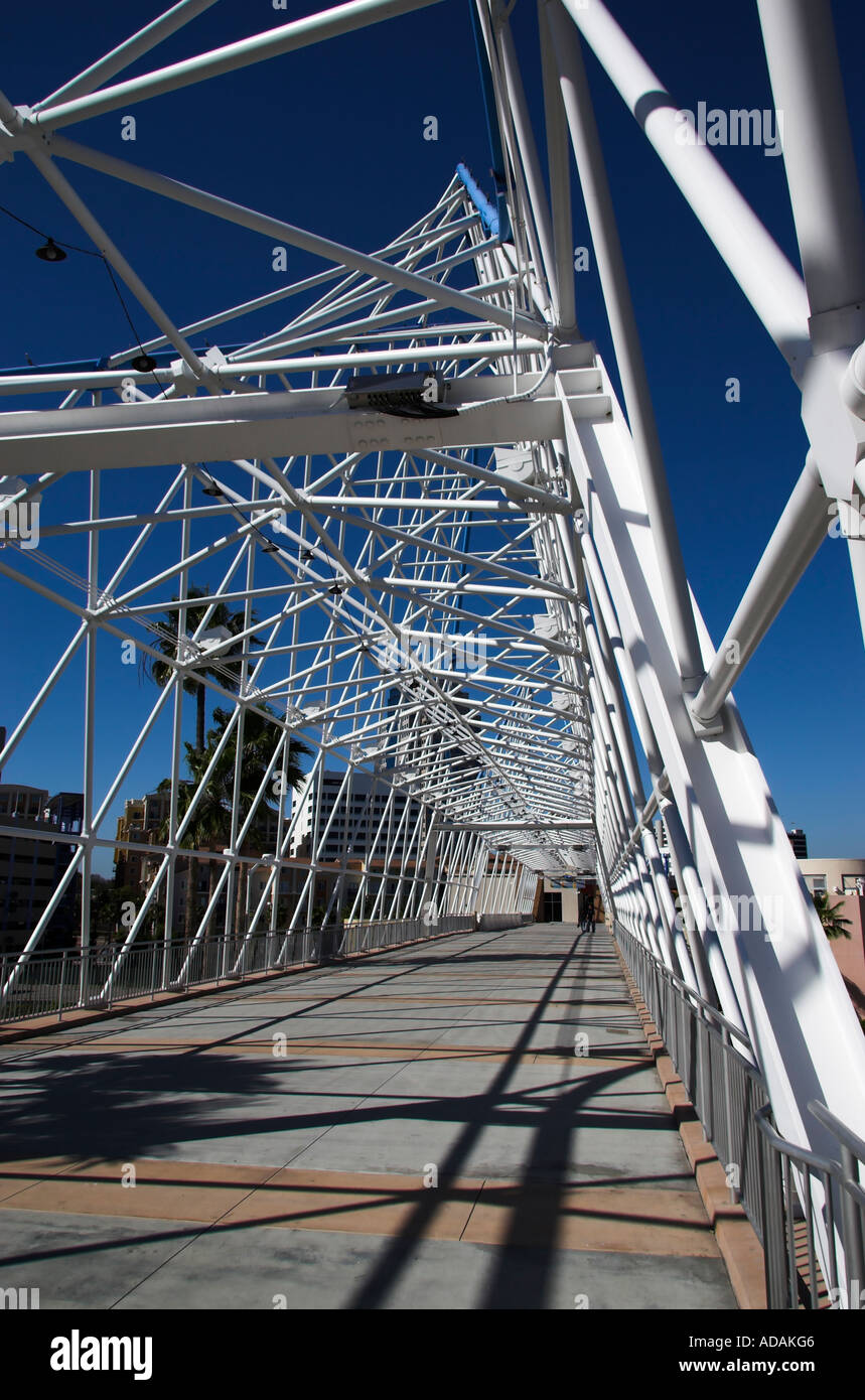 The pike bridge in downtown Long Beach, California, USA Stock Photo - Alamy