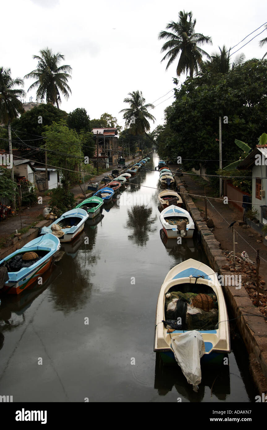Sri lanka negombo dutch canal hi-res stock photography and images - Alamy