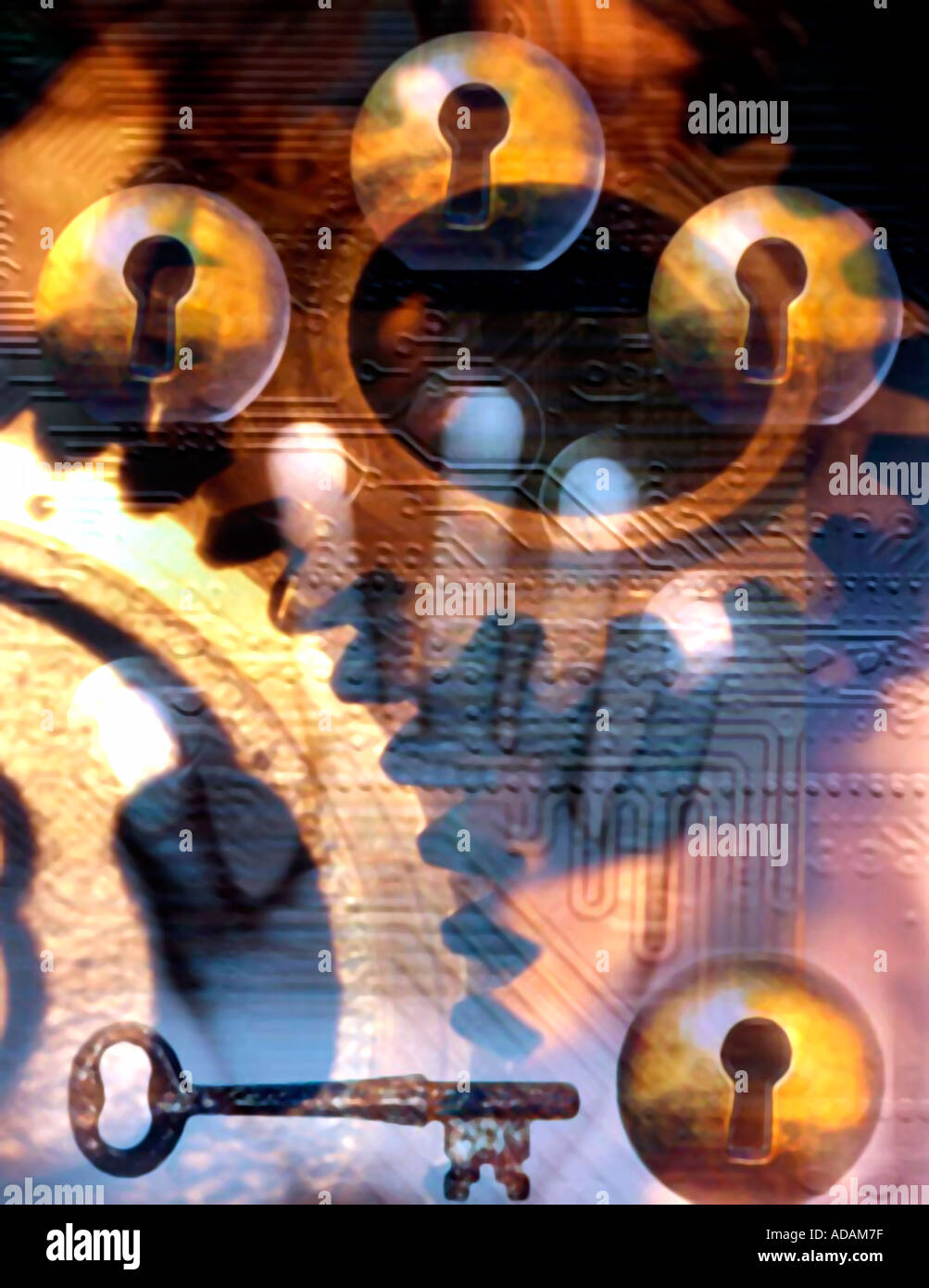 Circuitry gears hi-res stock photography and images - Alamy