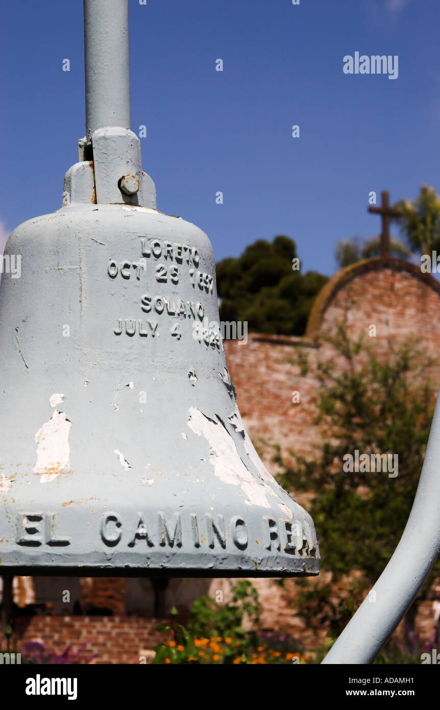 El Camino Real bell, Mission Basilica San Juan Capistrano, California ...
