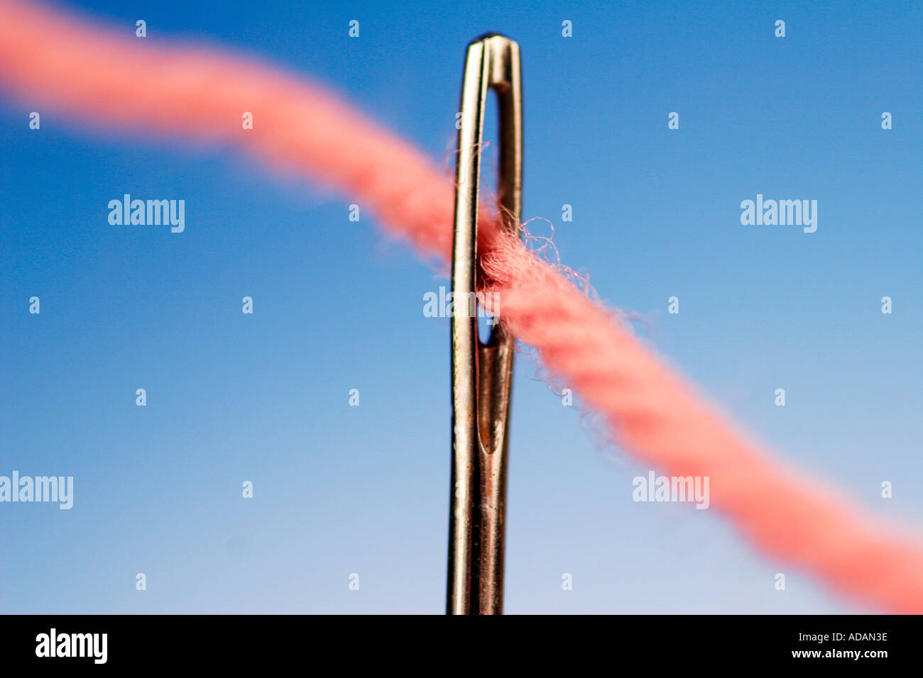 Needle and Thread Signs and Symbols of Work Stock Photo - Alamy