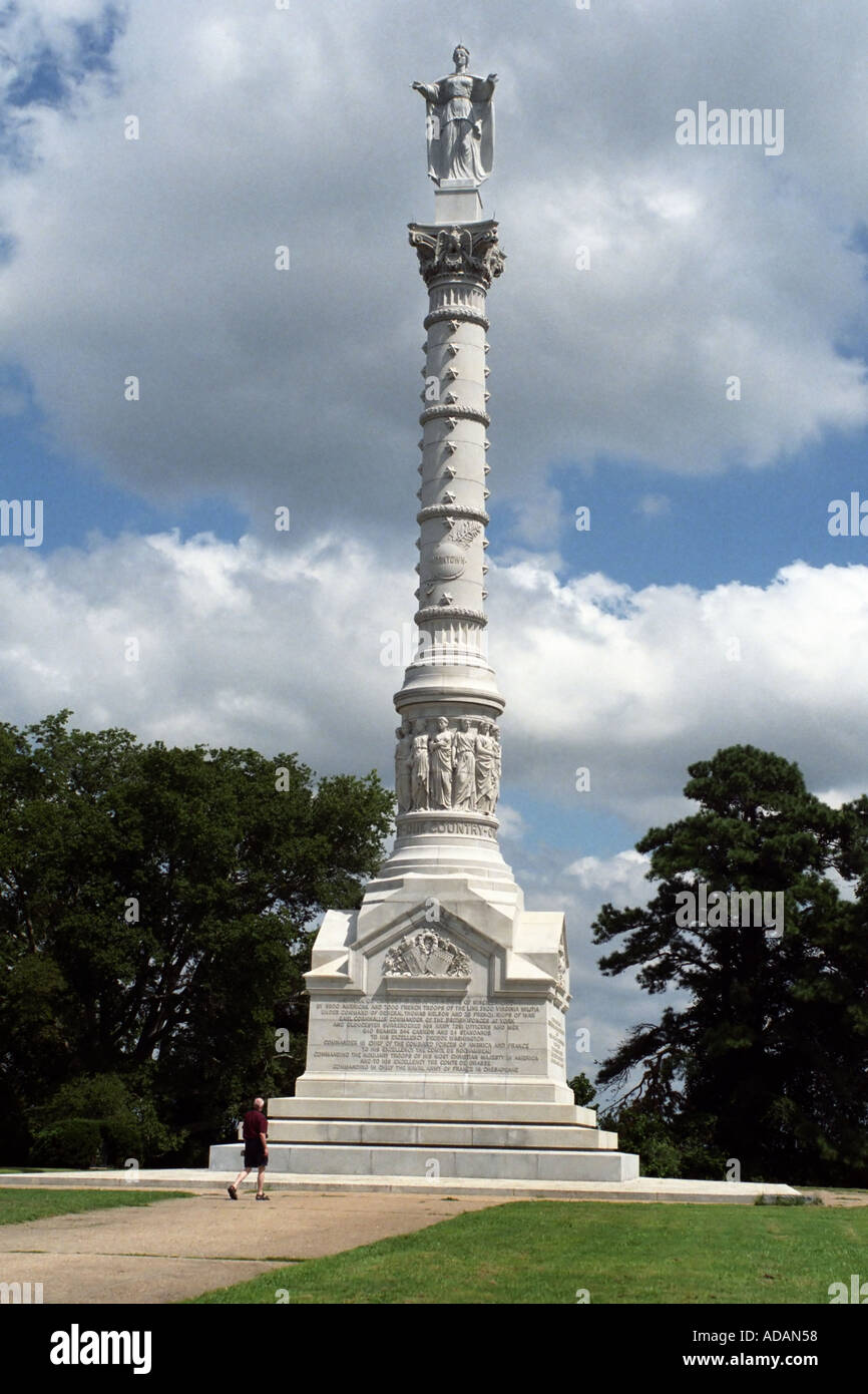 Historic Yorktown Victory Monument Virginia Colonial National ...
