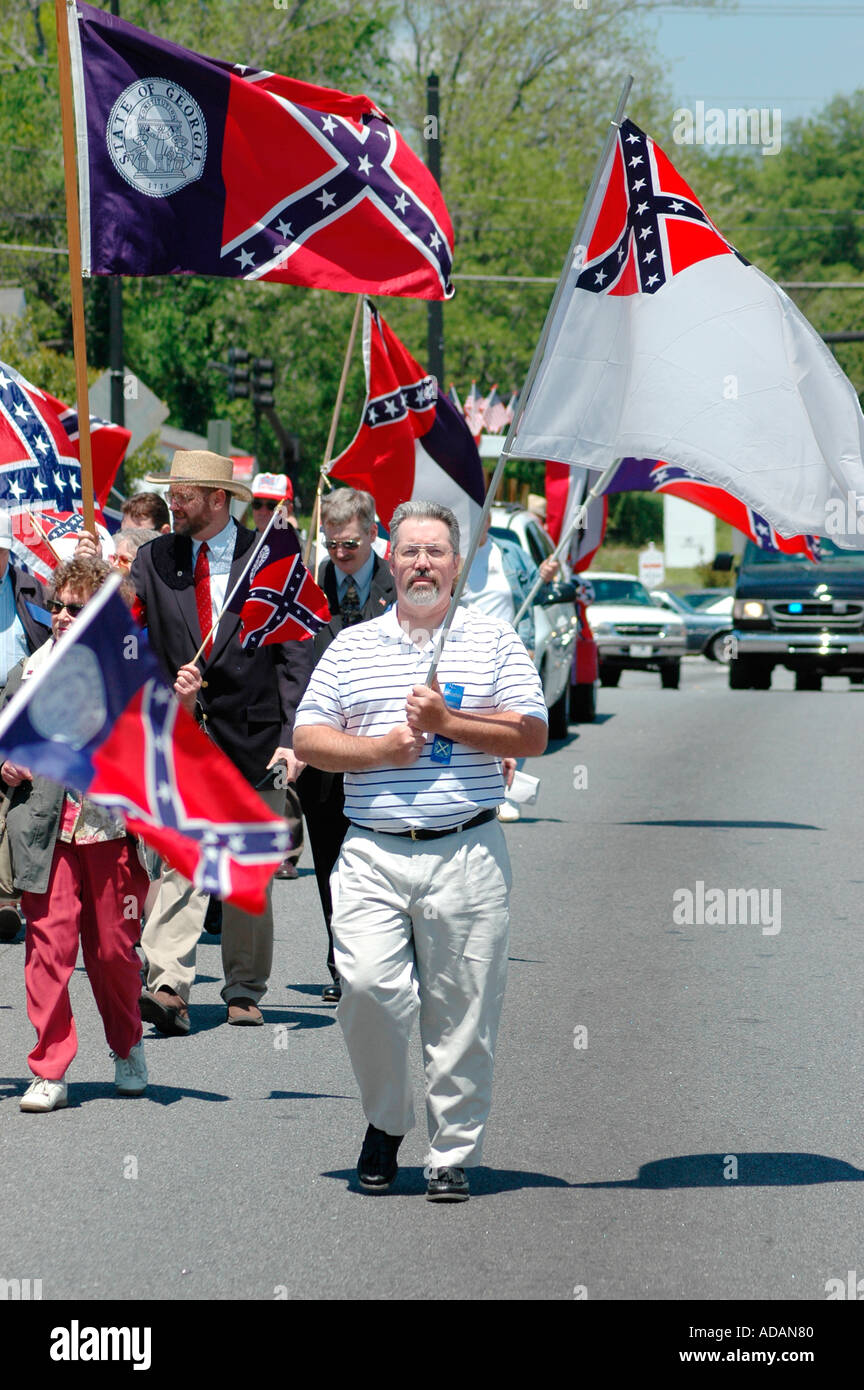 Confederate Memorial Day parade April 24 in the southern states of the ...