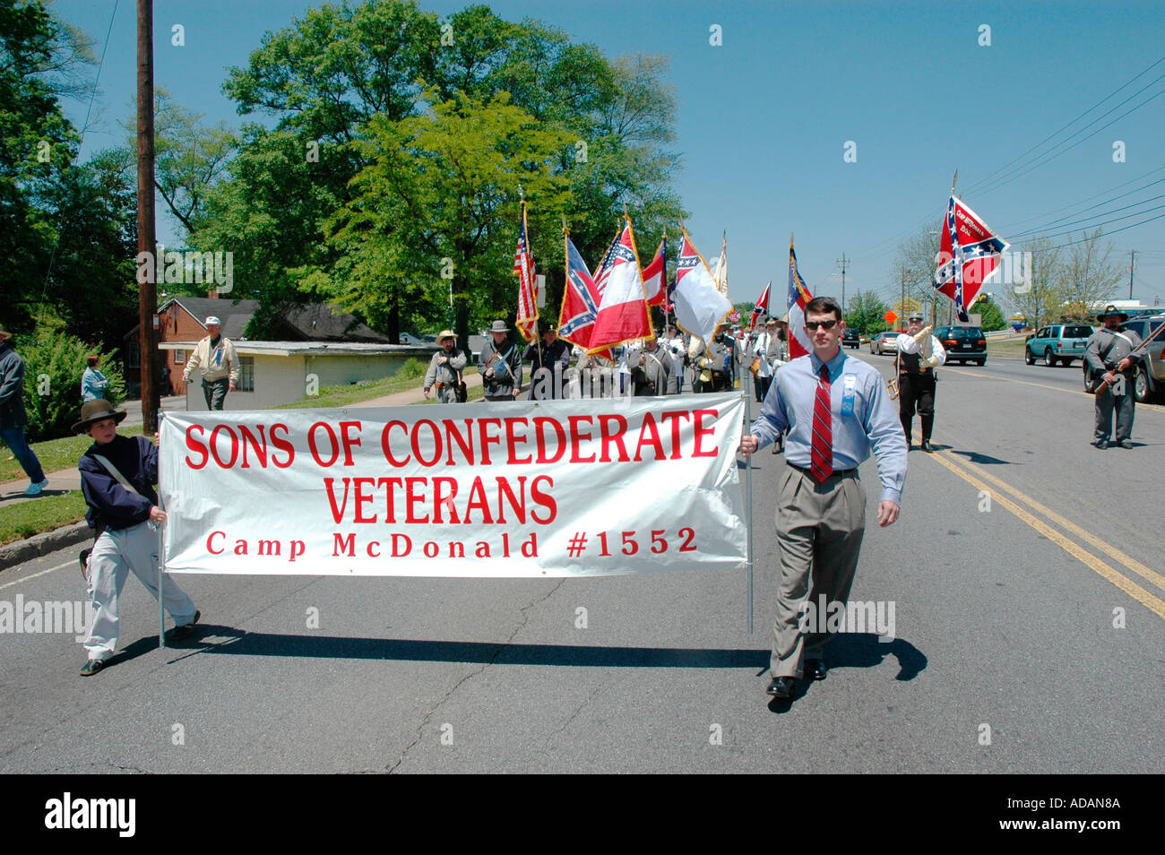 Confederate Memorial Day parade April 24 in the southern states of the ...