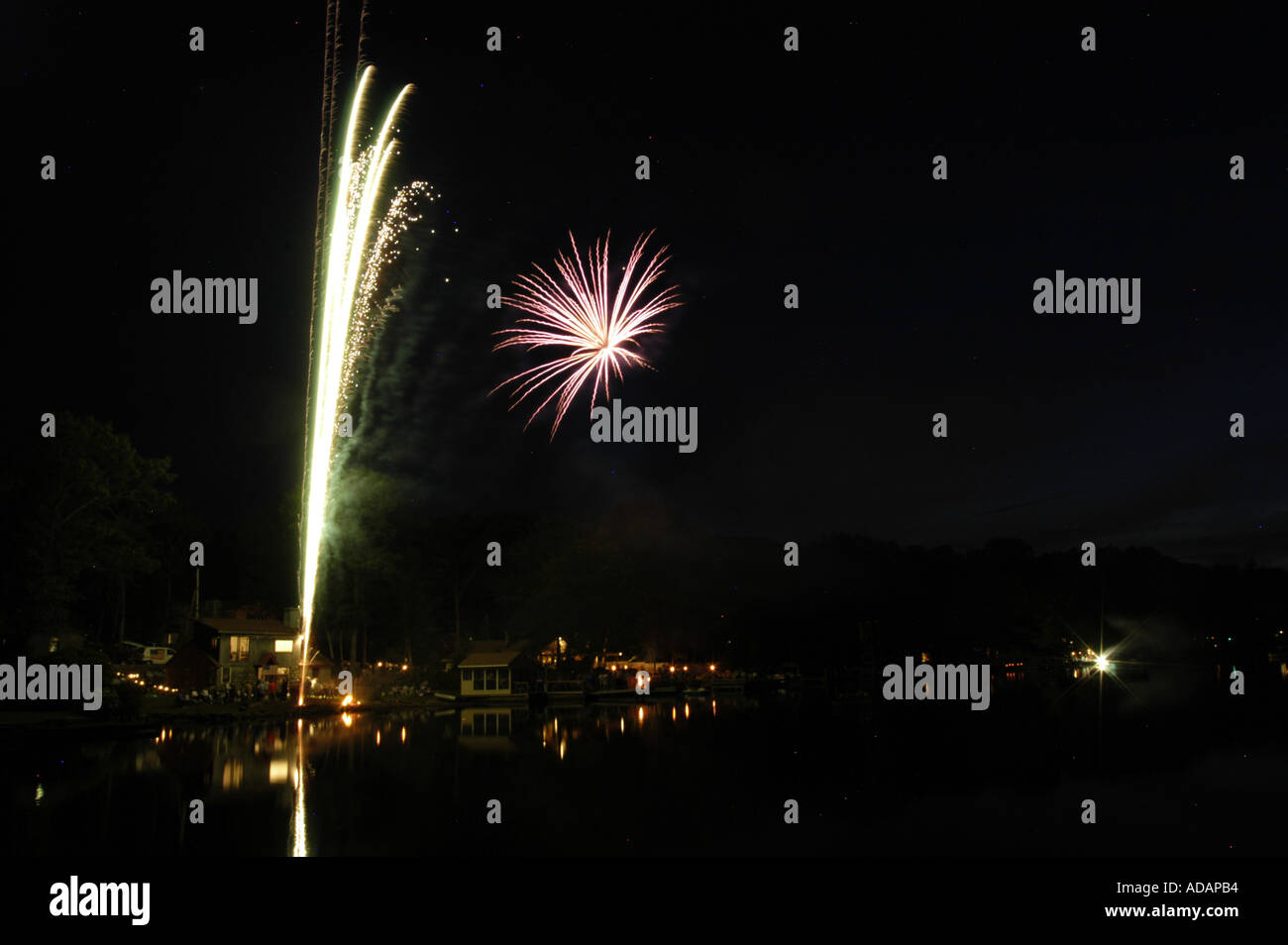 Exploding fireworks aerial hi-res stock photography and images - Alamy