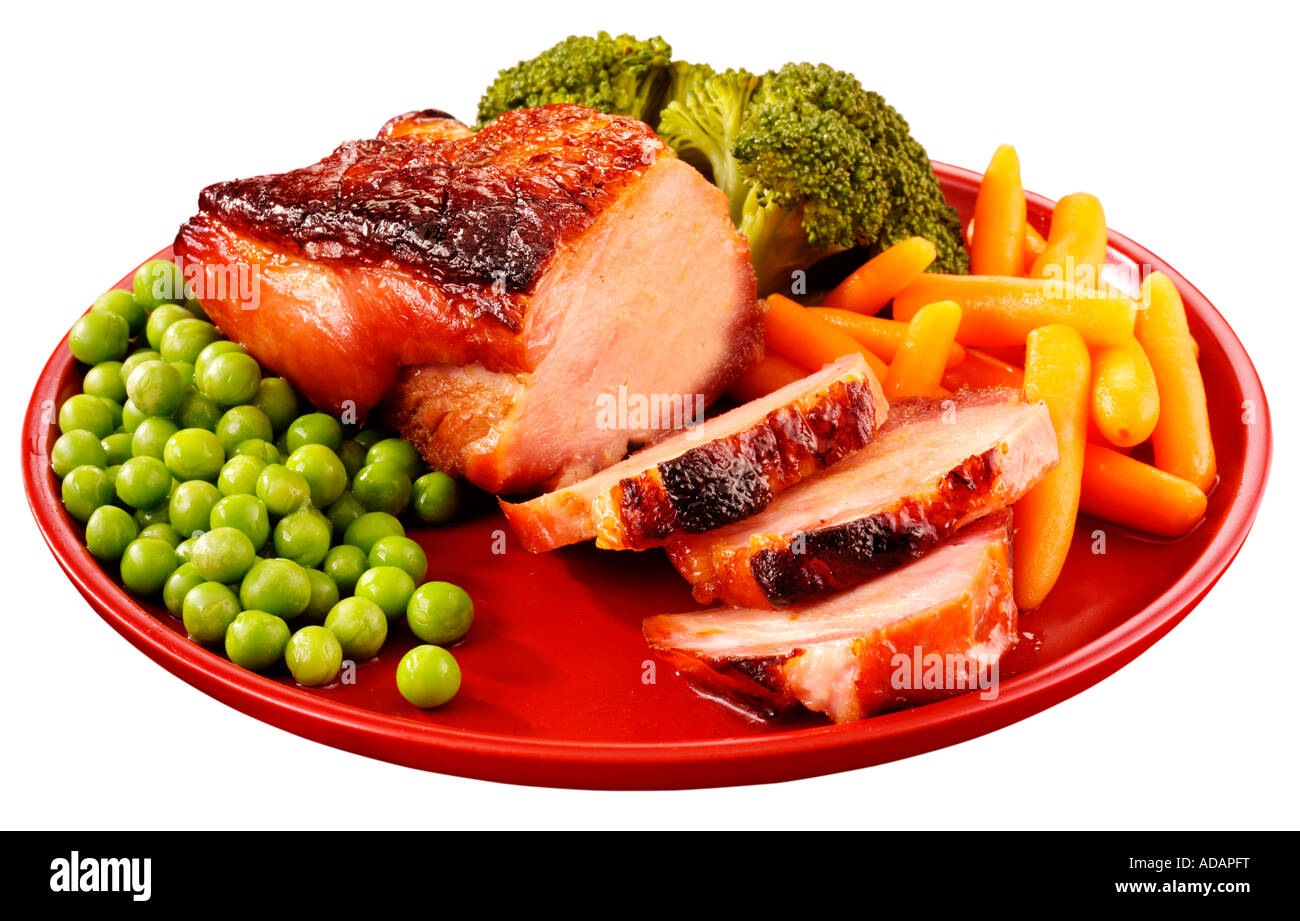 Joint of ham cut out hi-res stock photography and images - Alamy