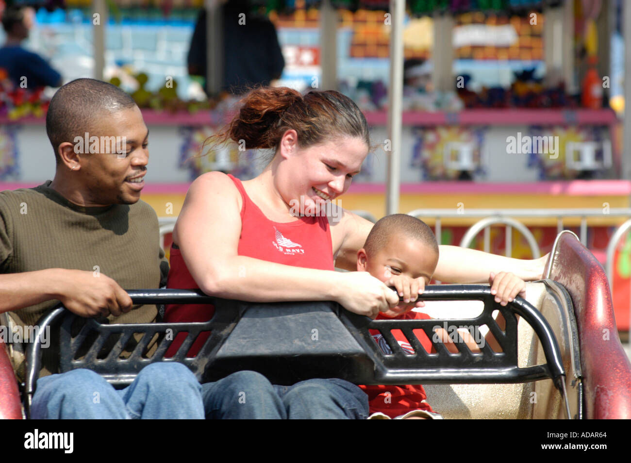 People on carnival rides hi-res stock photography and images - Alamy