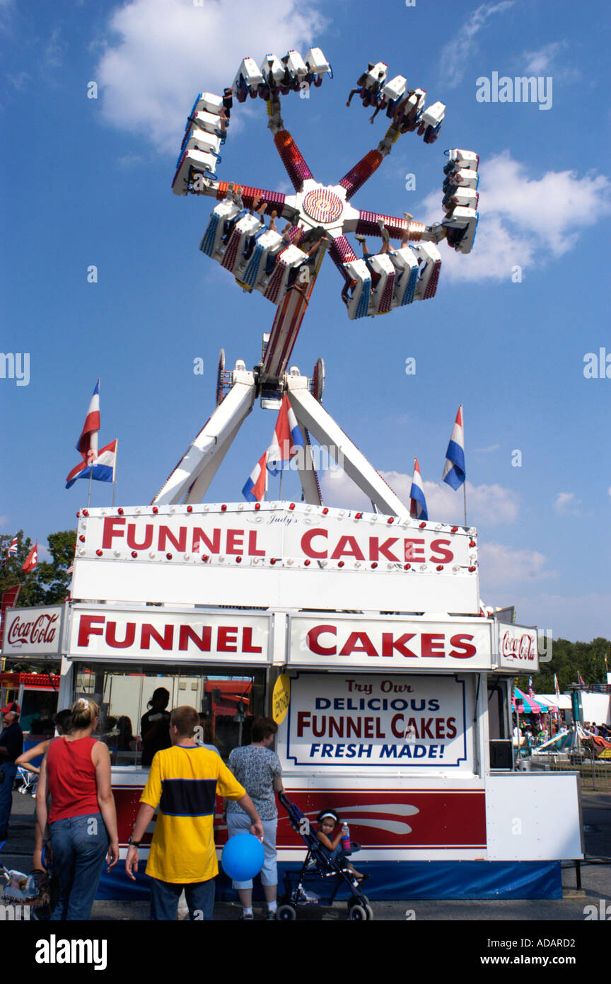 Real People on local carnival rides for fun during summer vacations at ...