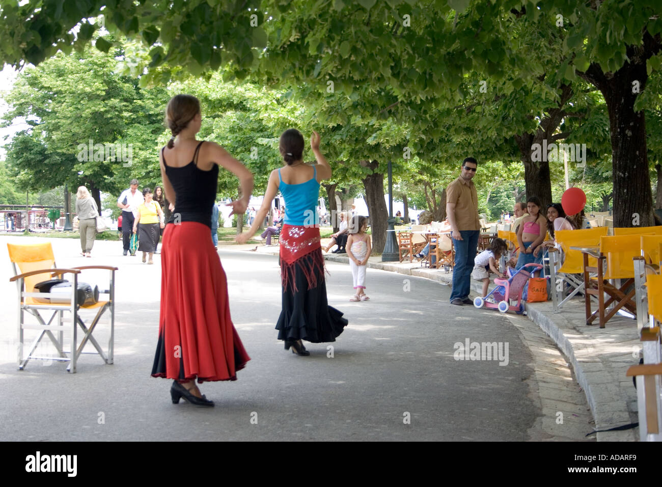 Traditional greek dancing corfu hi-res stock photography and images - Alamy
