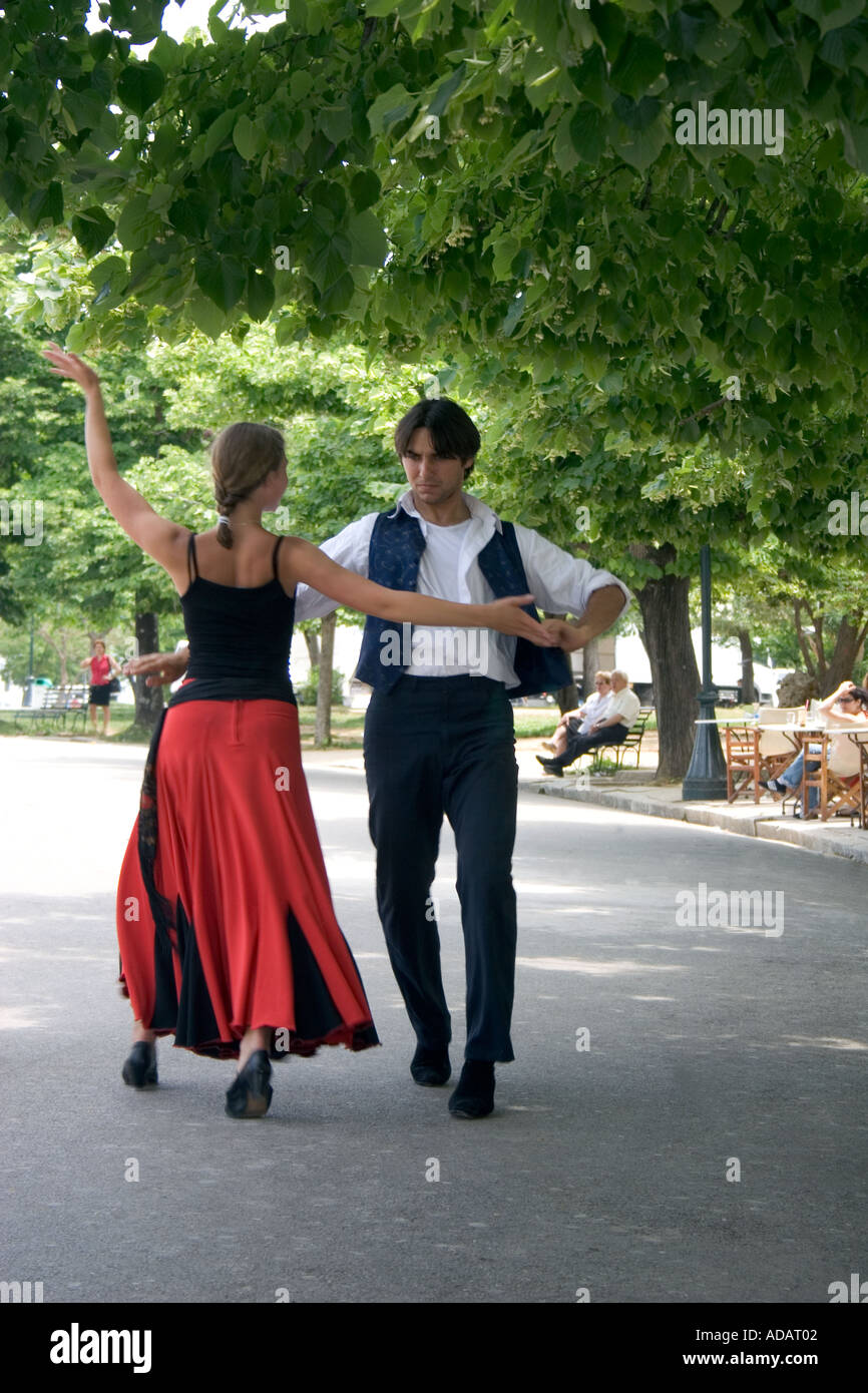 Greek dancers traditional dress hi-res stock photography and images - Alamy