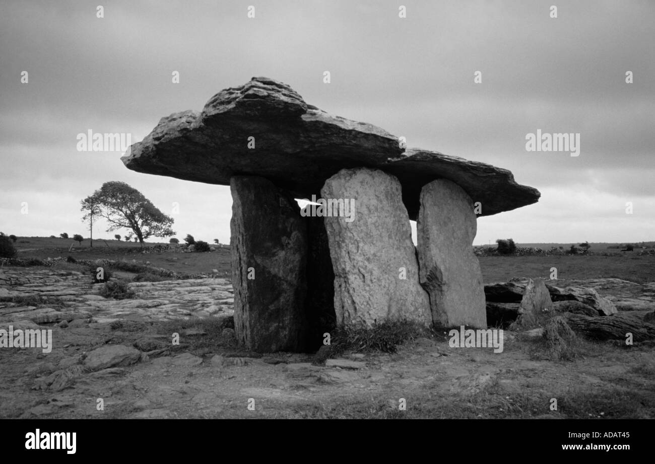 Ancient standing stones the Burren west coast of Ireland Stock Photo ...