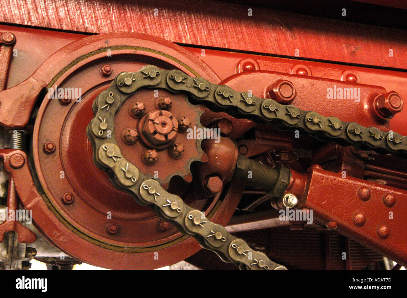 Drive chain on 1920 Mack Truck Stock Photo - Alamy
