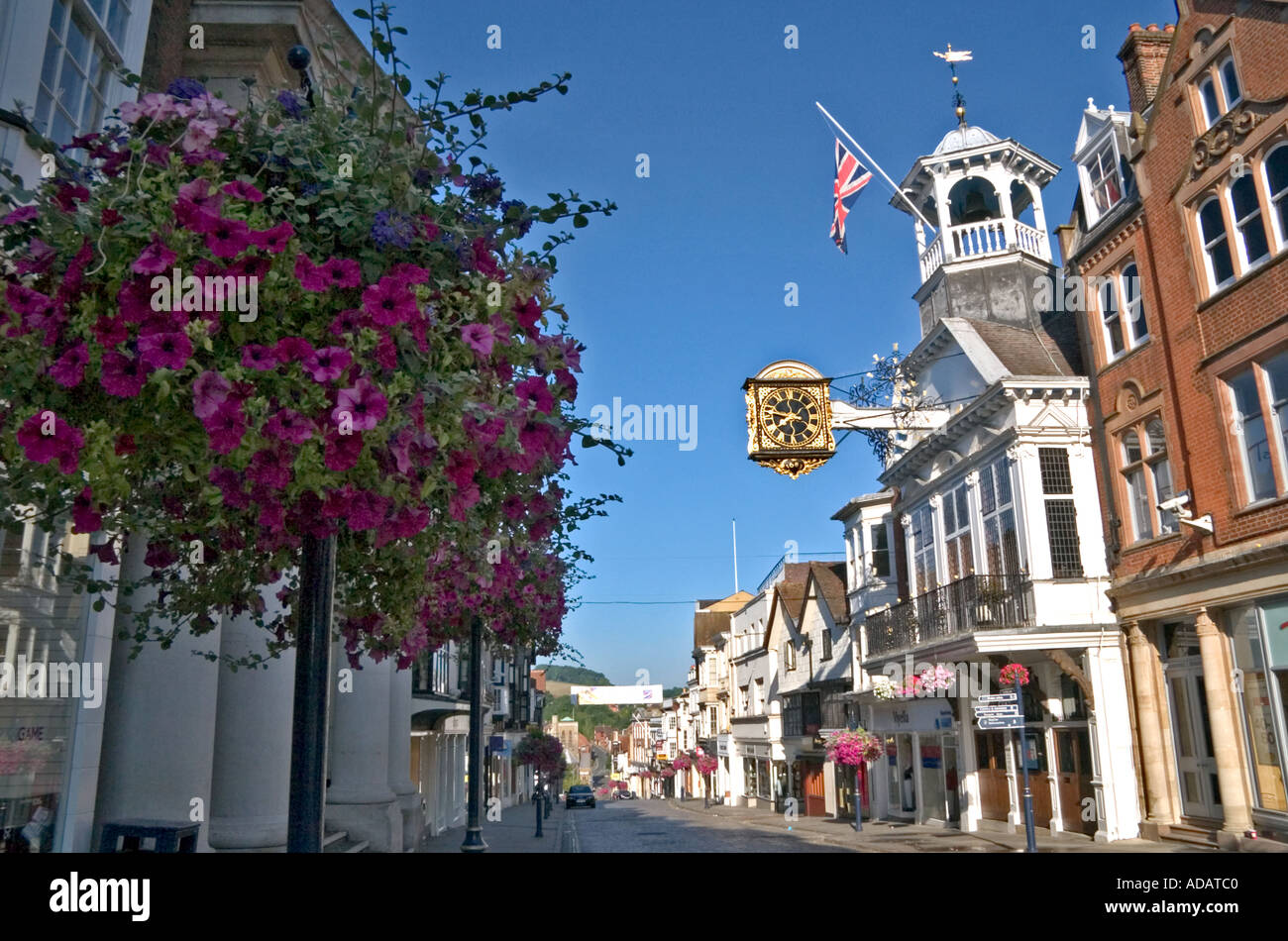 Guildford High Street Surrey England UK Stock Photo - Alamy