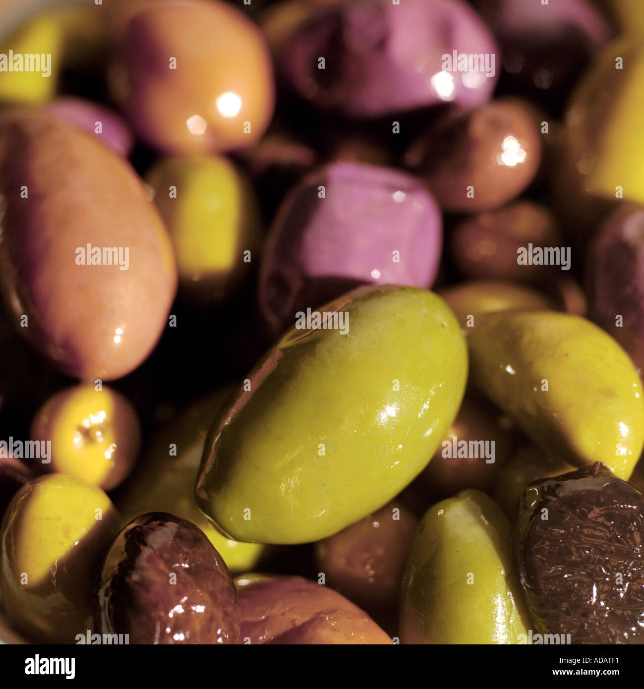 mixed fresh olives Stock Photo - Alamy