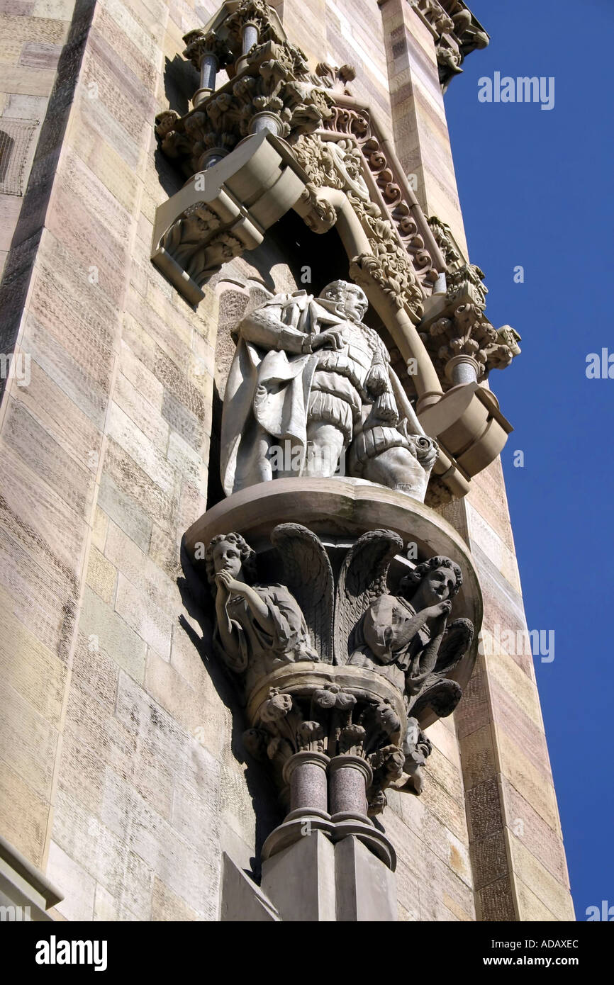 The Albert Memorial Clock Queens Square Belfast Stock Photo - Alamy