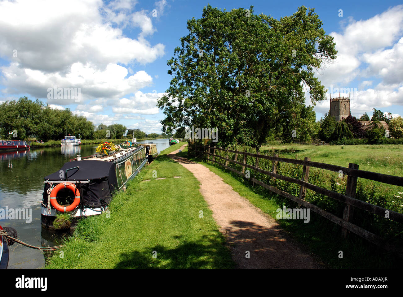 Gloucester and Sharpness Canal at Frampton on Severn, Gloucestershire ...