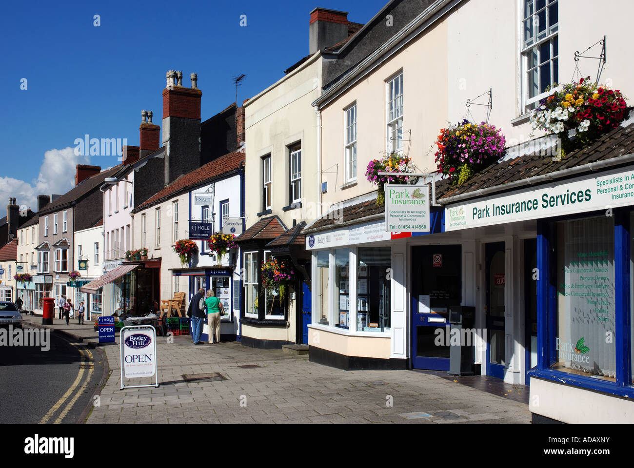 High Street, Thornbury, Gloucestershire, England, UK Stock Photo - Alamy