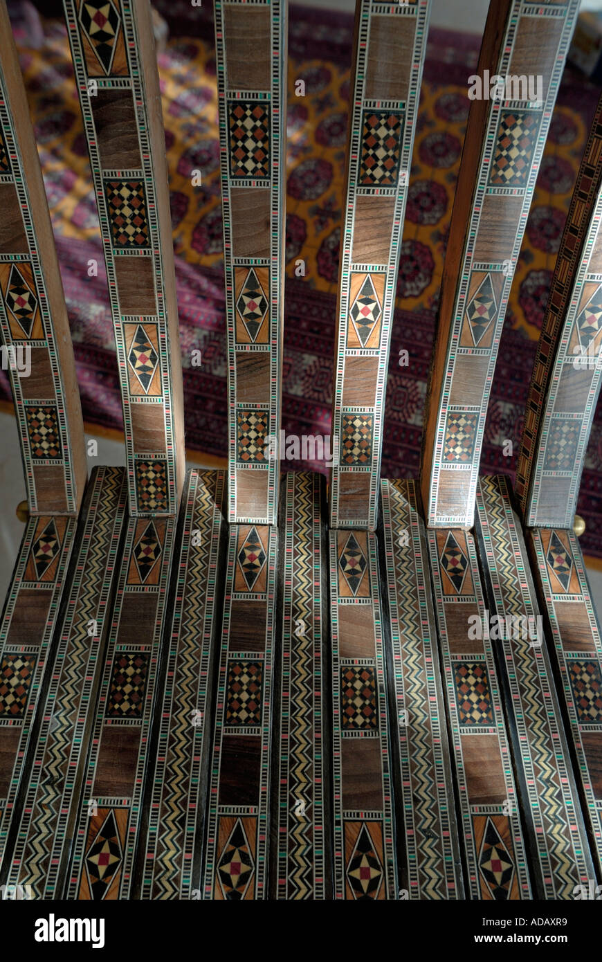 Hand carved wooden seats hi-res stock photography and images - Alamy