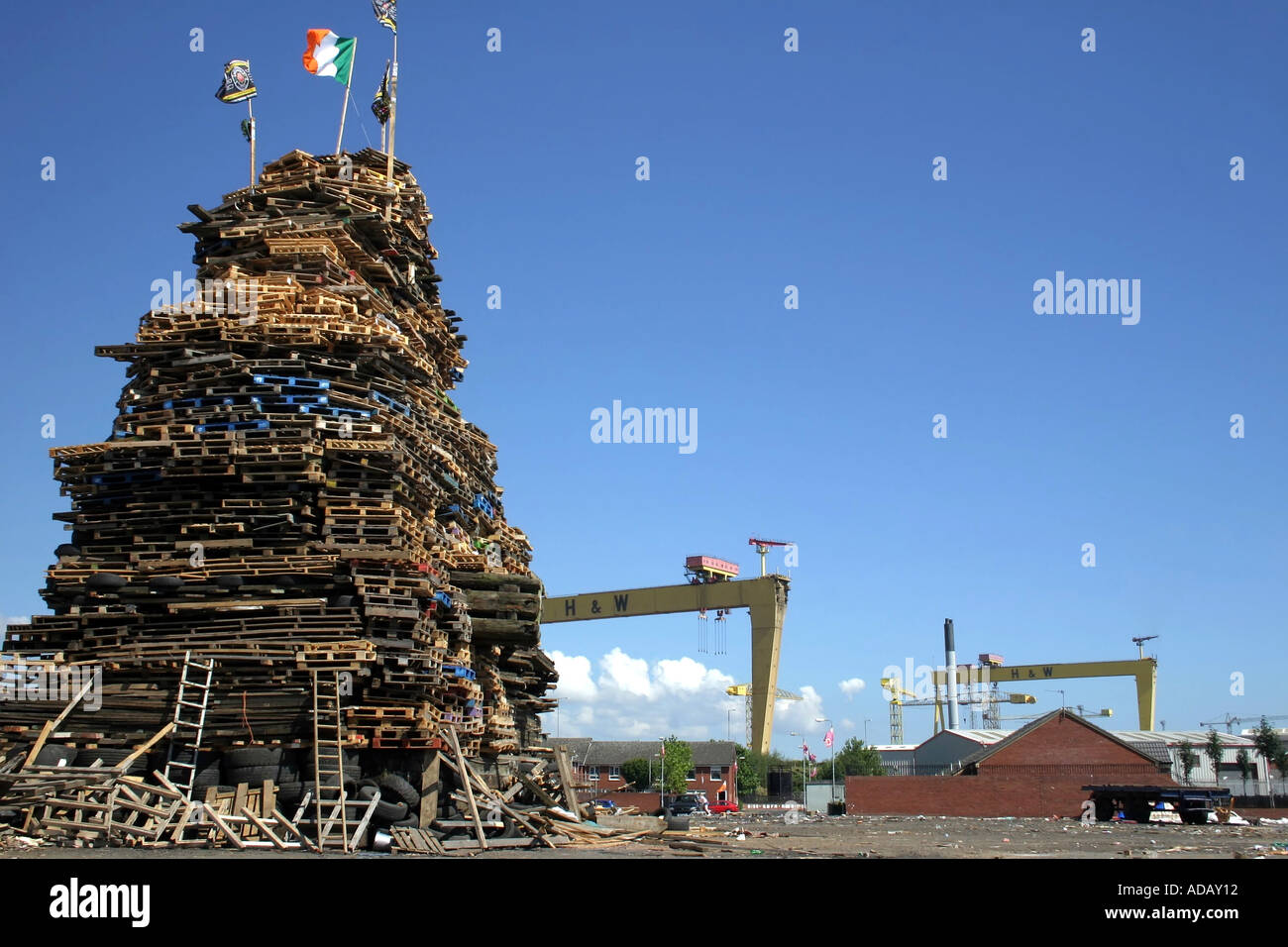 Belfast northern ireland 12th july hi-res stock photography and images ...