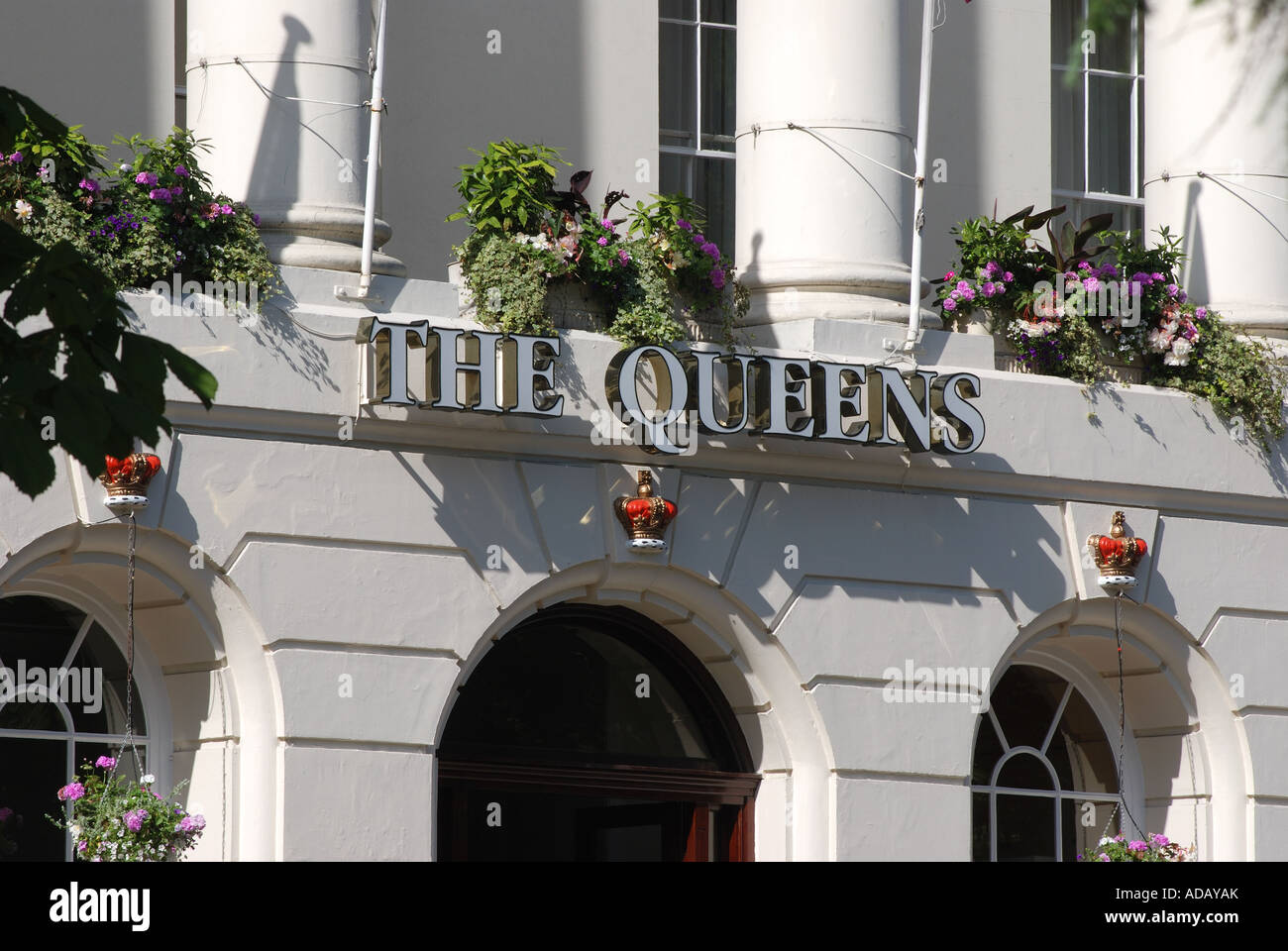 The Queens hotel, Cheltenham Spa, Gloucestershire, England, UK Stock ...