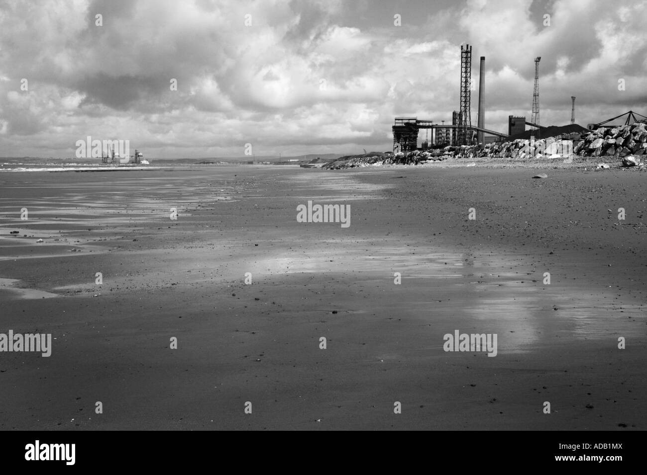 Port Talbot Beach Wales UK Stock Photo - Alamy