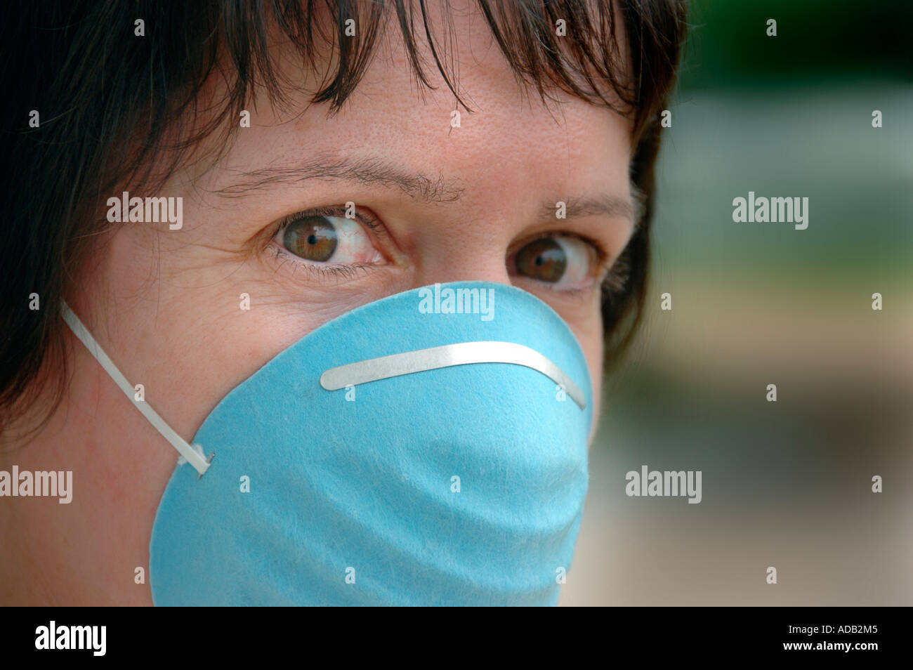 Woman wearing sanitary sterile hi-res stock photography and images - Alamy