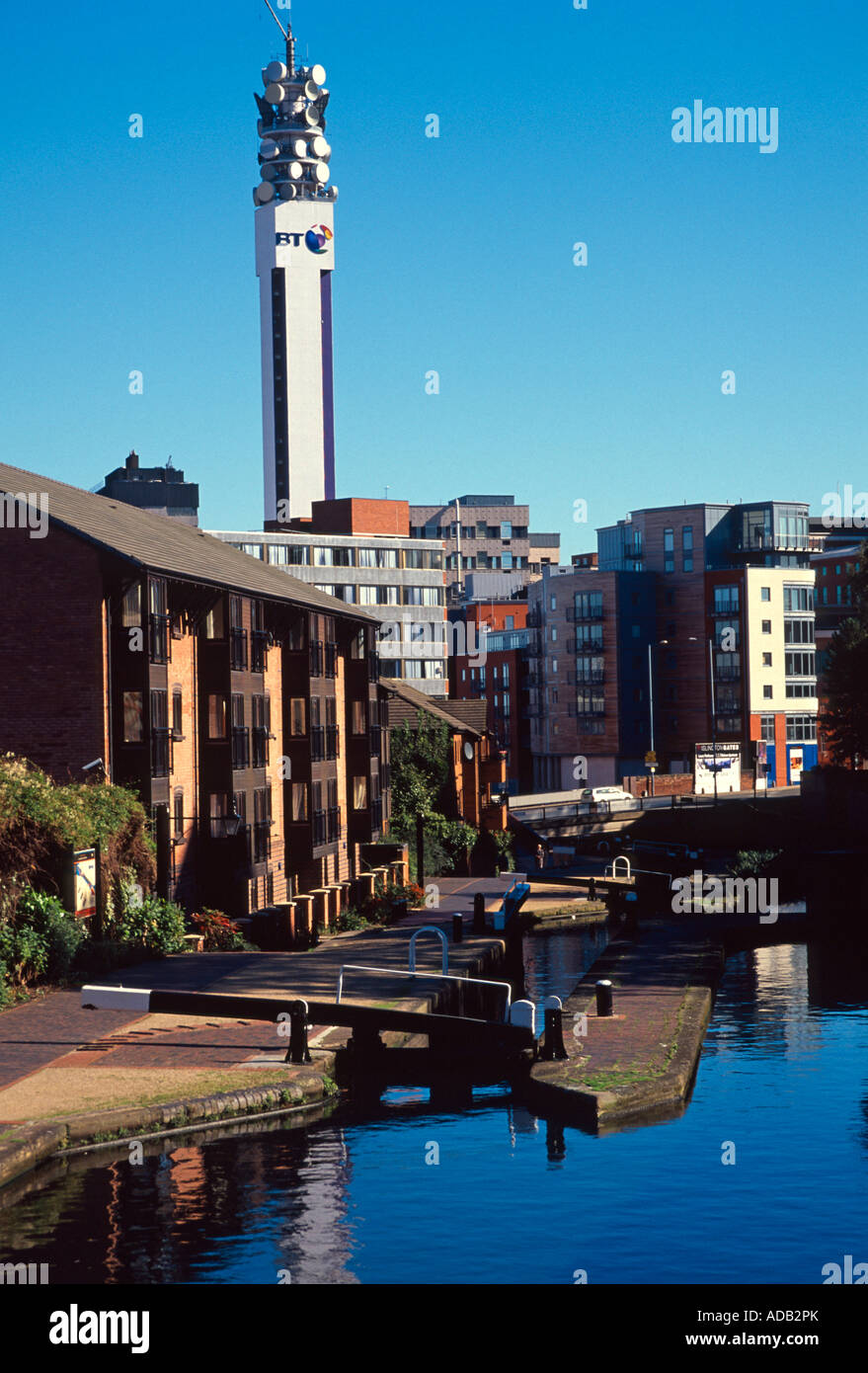 British Telecom Tower communications tower birmingham city england uk ...