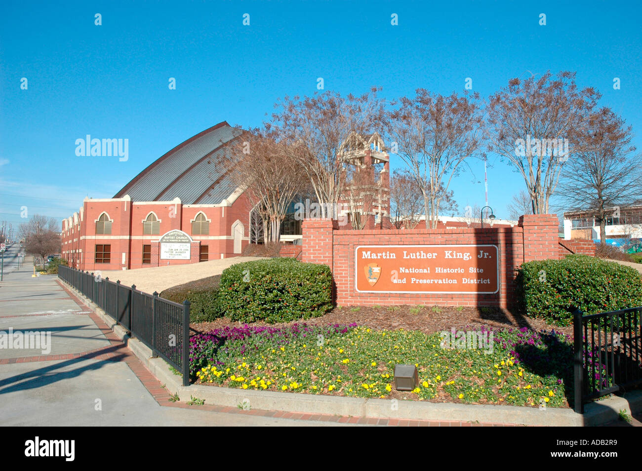 National Historic Site by Ebeneezer Baptist Church in Atlanta Georgia ...